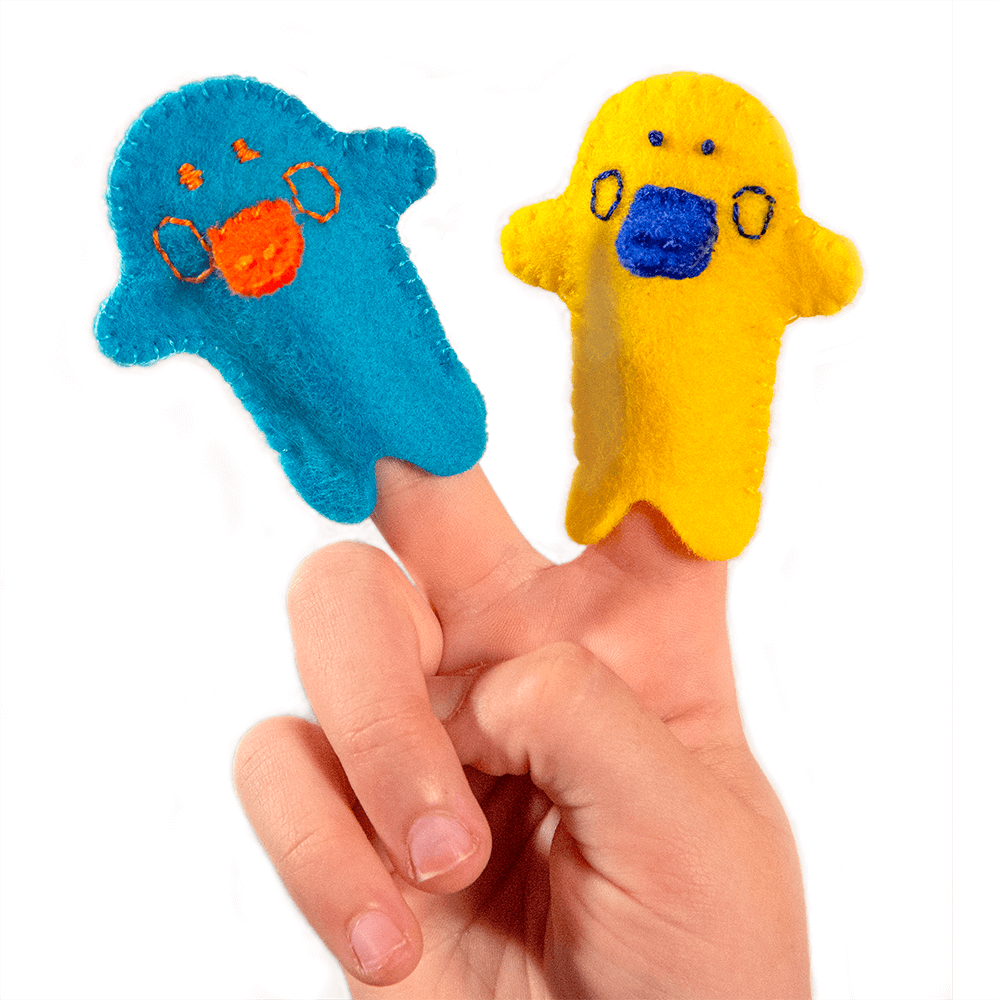 Shop Puggles Friends – Finger Puppets (Set of 2)