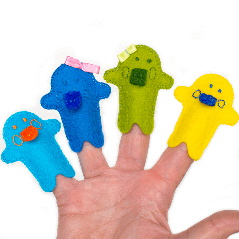 Shop Puggles Friends – Finger Puppets (Set of 2)