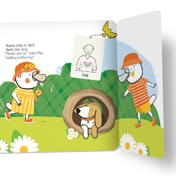 Buy Auslan book: Pip and Annie Play Hide and Seek