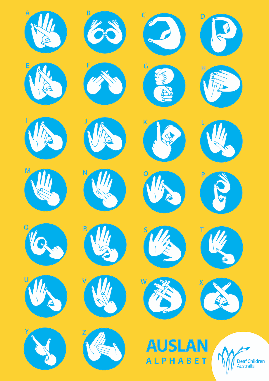 Deaf Children Australia Promoting Deaf Awareness Through Hello My Name Is