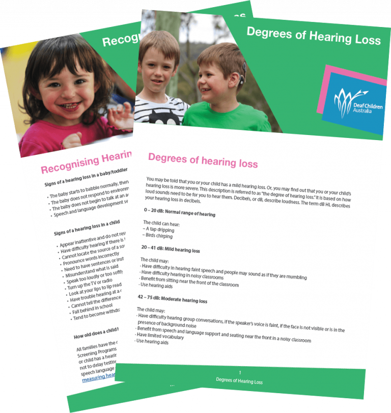 Learn About Deafness and Hearing Loss – Deaf Children Australia
