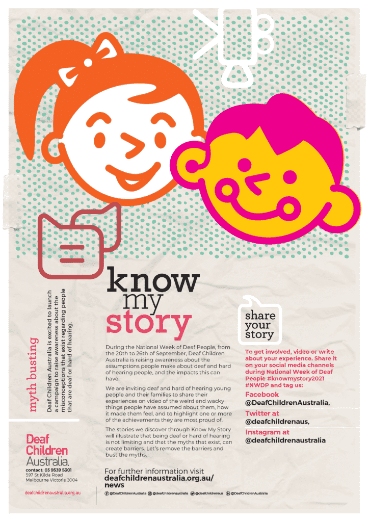 Know My Story - Deaf Children Australia | Empowering Deaf Voices