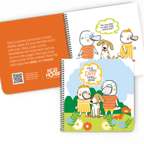Buy Auslan book: Pip and Annie Play Hide and Seek