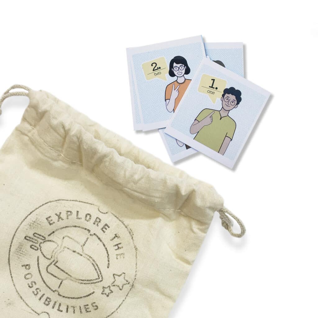 Buy Auslan Laminated Numbers Poster