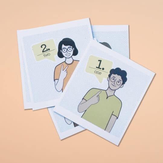 Shop Count with Me – Numbers 1 to 10 Fridge Magnets (4 Sets of 10)